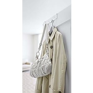 YAMAZAKI home Smart Wide Over the Door Rack, White