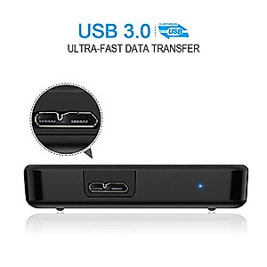 HWAYO 250GB Portable External Hard Drive Ultra Slim 2.5'' USB 3.0 HDD Storage for PC, Desktop, Laptop, MacBook, Chromebook, Xbox One