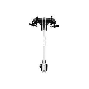 Thule Helium Pro Hanging Bike Rack - Carries 2 Bikes - Lightweight Hitch Bike Rack - Fits 2" and 1.25" receivers - Quick Tool-Free Installation - Tilts for Trunk Access - 75lb Load Capacity