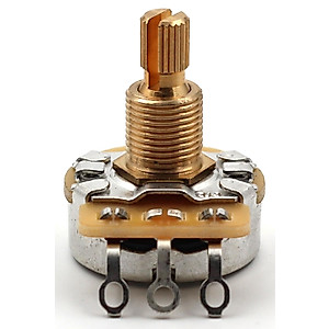 CTS TAOT CUSTOM 525K SHORT Split Shaft Audio Taper Potentiometers - 500K - Set of 4 (4X)