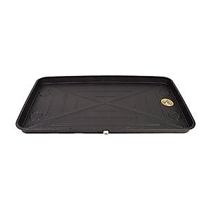 Diversitech A/C Secondary Plastic Condensate Drain Pan, 27" x 48", Black (6-2748L)