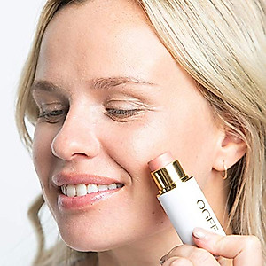 Ogee Sculpted Face Stick (CARNELIAN - SHEER LUMINOUS CORAL) Certified Organic Face Makeup - Multi-Use Cream Blush & Highlighter