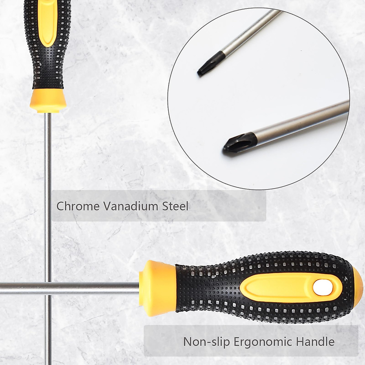 SKZIRI 3in1 Screwdriver Tool Set for Dyson V6 V7 V8 V10 V11 V15 Vacuum Cleaners Disassembly Maintenance Cleaning and Repair