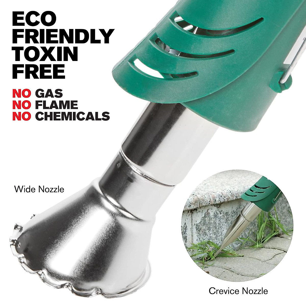 Bionic Burner Weed Torch, Weed Burner Torch, All in 1 NON Propane Torch Weed Burner, Ice Melter Firepit Lighter Weed with Wide & Crevice Nozzle AS SEEN ON TV