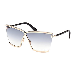 Tom Ford ELLE-02 FT 0936 Shiny Rose Gold/Grey Shaded 71/1/130 women Sunglasses