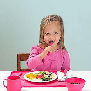 green sprouts Feeding Bowl Made from Silicone Gently Transitions Baby to pureed Food Easy to Hold, Durable, Unbreakable, Heat-Resistant Silicone, Dishwasher Safe