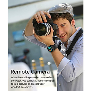 1.44" Touch Screen Fitness Watch with Heart Rate Sleep Monitor, Blood Oxygen,Step Counter for Men Women Activity Trackers Smartwatch Sports for iOS Android