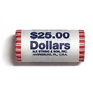 2007 P George Washington, 25-coin Bankroll of Presidential Dollars - LOOK for EDGE ERRORS! Uncirculated