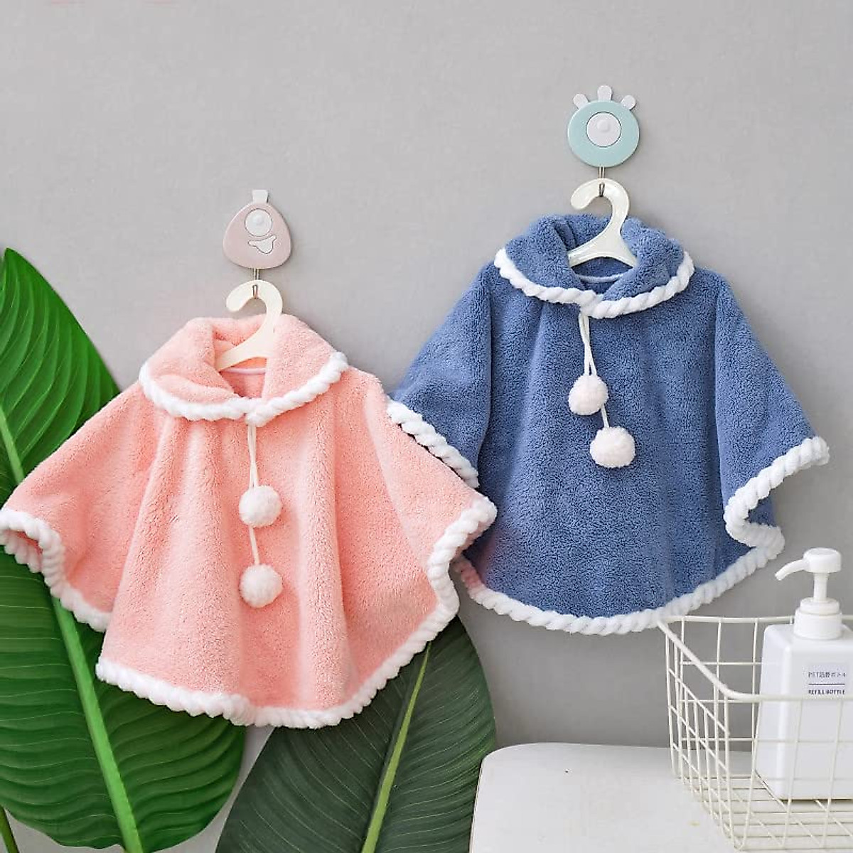 3 Pack Bathroom Kitchen Facial Cheongsam Hand Towels - Chinese Style Soft Coral Fleece Ring Hanging Towel Decor Cute Towel Face Towel Decor - Fun Housewarming (3 Pack Pink Shawl)