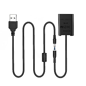 F1TP NP-BX1 Dummy Battery DK-X1 DC Coupler USB Cable kit for Sony Cybershot ZV-1, DSC-RX1, RX1R, RX100 II III IV V VI VII, M2 M3 M4 M5 M6/B M7, HX50 HX90 HX300 WX300 WX350 WX500 Cameras.