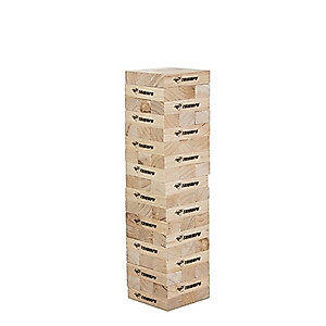 Triumph Sports Triumph Large Tumble Tower - Includes 54 Wood Tumble Blocks and Carry Case