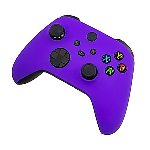 Xbox One Series X S Custom Soft Touch Controller - Soft Touch Feel, Added Grip, Vibrant Purple Color - Compatible with Xbox One, Series X, Series S