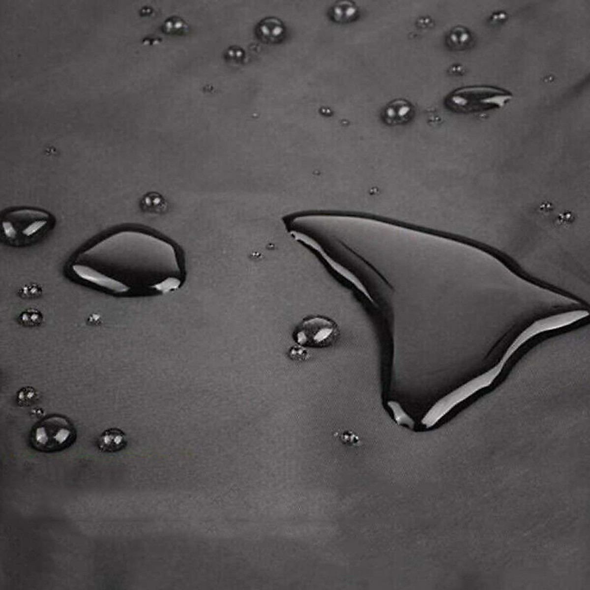 FLR 65 Inch Outdoor Pizza Oven Cover,BBQ Grill Cover, Outdoor Pizza Oven Rain Cover, Heavy Duty Dust-Proof Weather Resistant Polyester Fabric Protective Cover-Black (65x25.5x18in)