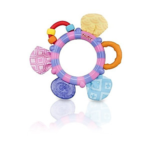 Nuby Look-at-Me Mirror Teether Toy, Colors May Vary