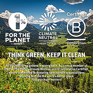 BOONBOO Dental Floss Refill, Bamboo Charcoal Woven Thread, 2 Pieces, Mint