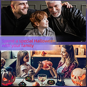 72Pcs Halloween Scratch Paper, Scratch Art Paper Crafts Halloween Magic Rainbow Scratch Paper with 24 Wooden Sticks and 72 Colorful Ribbons, Halloween Art Cards Perfect for Kids Church DIY(Pumpkin)