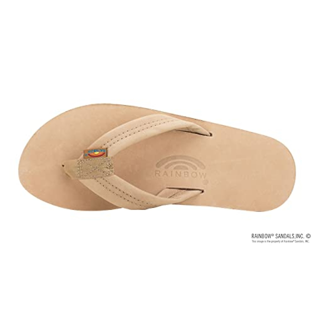 Rainbow Sandals Men Premium Leather Double Layer, Sierra Brown, X-Large (11-12)