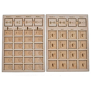 CZYY Wingspan Objective Scoreboard Wooden Laser Cut Goal Board