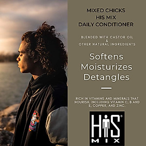 Mixed Chicks HIS MIX Healthy Look Daily Hair Conditioner for Men, 6 fl. oz. / 177 ml.