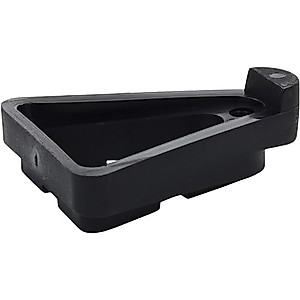 Bosmere Pot Toes, Plant Pot Risers for Indoor and Outdoor, Prevent Stains and Rotting on Wood, Cement, and Tile - Black (Pack of 12)