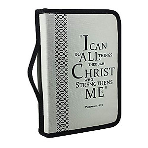 enhong Bible Covers for Women Personalized Oxford Fabric Handbag and Organizer for Bible up to 9.50 x 6.75 x 2.125 Inches with Zipper