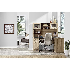 Realspace® Magellan 59"W L-Shape Corner Desk, Blonde Ash