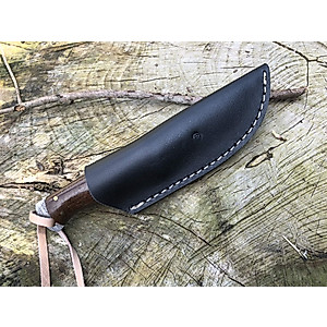Perkin Damascus Steel Hunting Knife With Sheath Skinner Knife - SK1300
