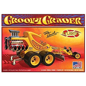 Atlantis Tom Daniel Groovy Grader Show Rod Plastic Model Kit 1/24 Made in The USA