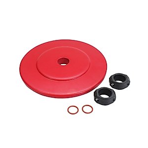 Ice Fishing Auger Stopper Disc- Prevent Auger Blade from Slipping Beneath The Ice- for use with Cordless 20volt Lithium Battery Powered Drills (9", Auger Stopper Disc)
