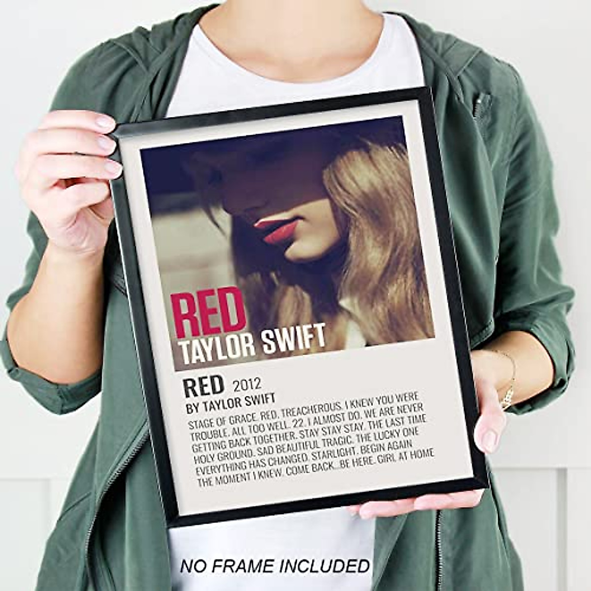 ZJNB Taylor Music Album Cover Limited Edition Posters, Music Posters (Set of 6, 8in x 10in, Unframed)