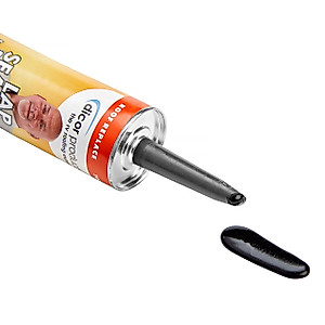 Dicor 501LSB-1 HAPS-Free Self-Leveling Lap Sealant for horizontal surfaces - 10.3 Oz, Black, Secure, Ideal for RV Roofing, Maintenance, Repair, Appliance Application