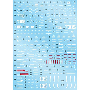 ANSAI Decals Fits Hobby MG 1/100 MSN-06S Sinanju Ver. Ka 2pcs Set DIY Decals