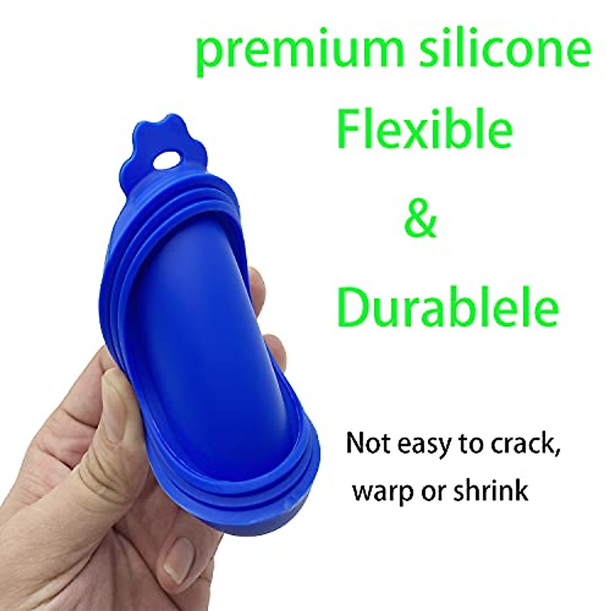 Muluo 5 Pieces Food Can Lids, 3 Pcs Pet Can Covers, 2 Food Spoon Fits All Standard Size Dog and Cat Can Tops