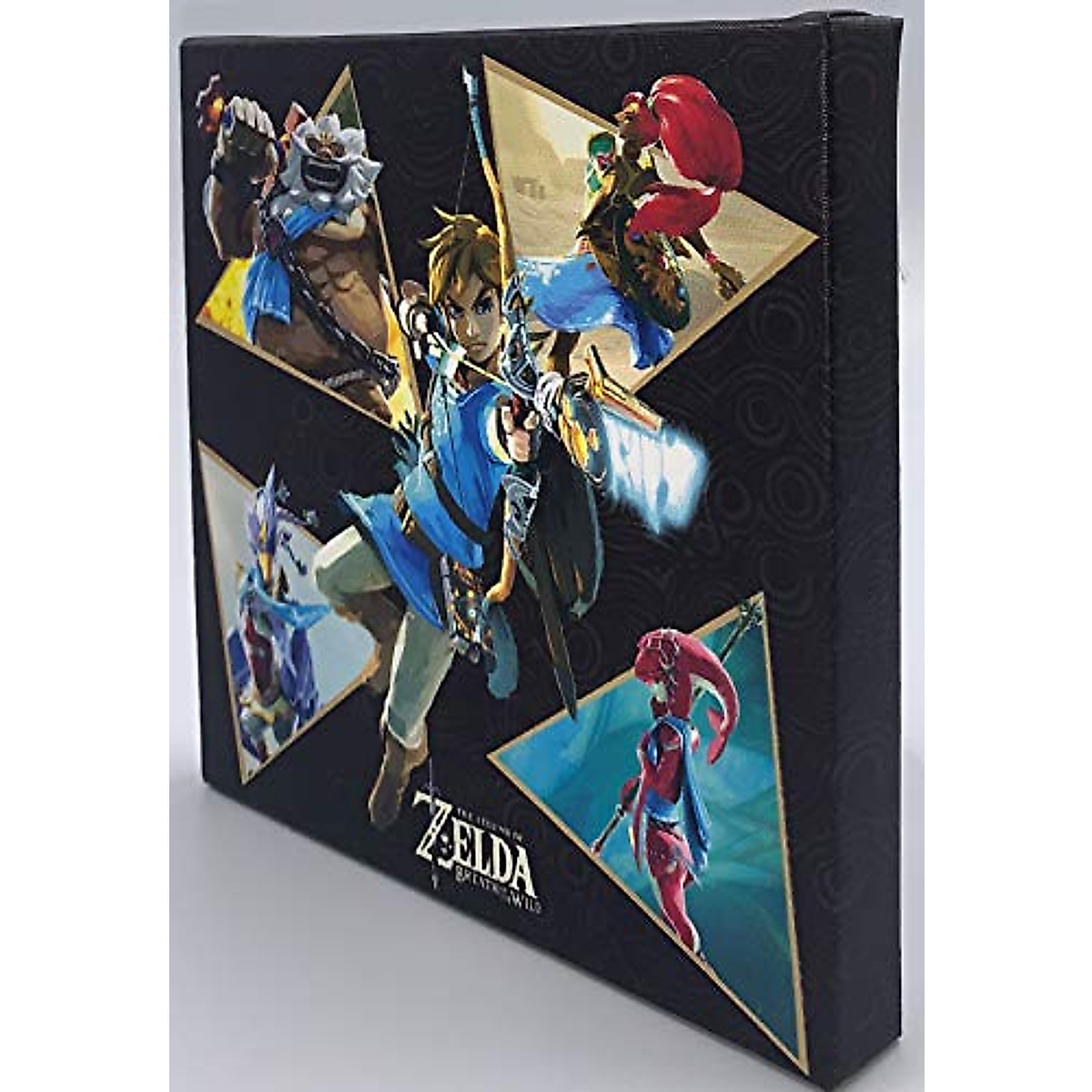 Prolific Art Galleries The Legend of Zelda Canvas Print Poster Wall Art Decor (6x6 inch) - Link with The Four Champions of Hyrule - Daruk,Mipha,Revali and Urbosa