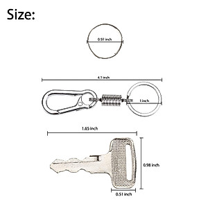 10L0L 4 Pack Ignition Keys for Yamaha G14 G16 G19 G20 G21 G22 G29 Drive Electric Golf Cart, Replace OEM JU2-H2511-00
