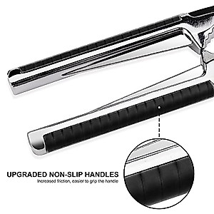 FECILA 5 Pcs Crab Crackers and tools Set - Seafood tools Set Crab leg Crackers Lobster Nut Crackers Opener Home Kitchen Parties Tools, Black