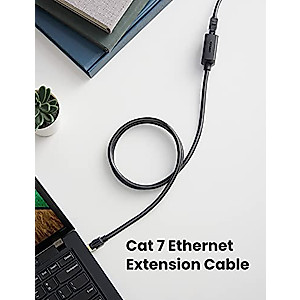 UGREEN Ethernet Extender Cable 6FT, Cat 7 Extension Network Cable 10Gbps RJ45 Male to Female LAN Patch Cord Compatible for Router Modem PC Laptop PS5 Xbox Smart TV 6FT