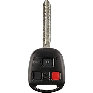 For 98-02 Toyota Land Cruiser Keyless Entry Remote Key Fob Combo 3BTN 4C Chip