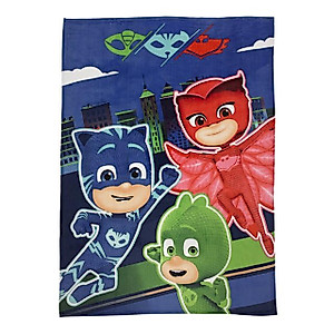 Disney PJ Masks Throw Blanket Bundle - PJ Masks Kids Throw Blanket for Boys and Girls Plus Stickers and More | PJ Masks Blanket Size 62" x 90"