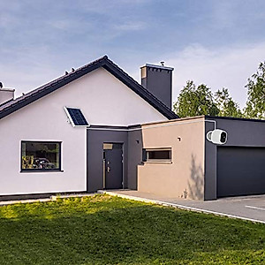 iTODOS Solar Panel Works for Arlo Pro and Arlo Pro 2, 11.8Ft Outdoor Power Charging Cable and Adjustable Mount ,Not for Arlo HD ,Arlo Ultra and Arlo Pro3(Silver)