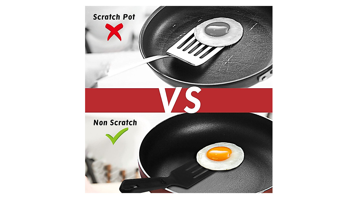 Heat-Resistant Mini Spatula for Nonstick Cookware
