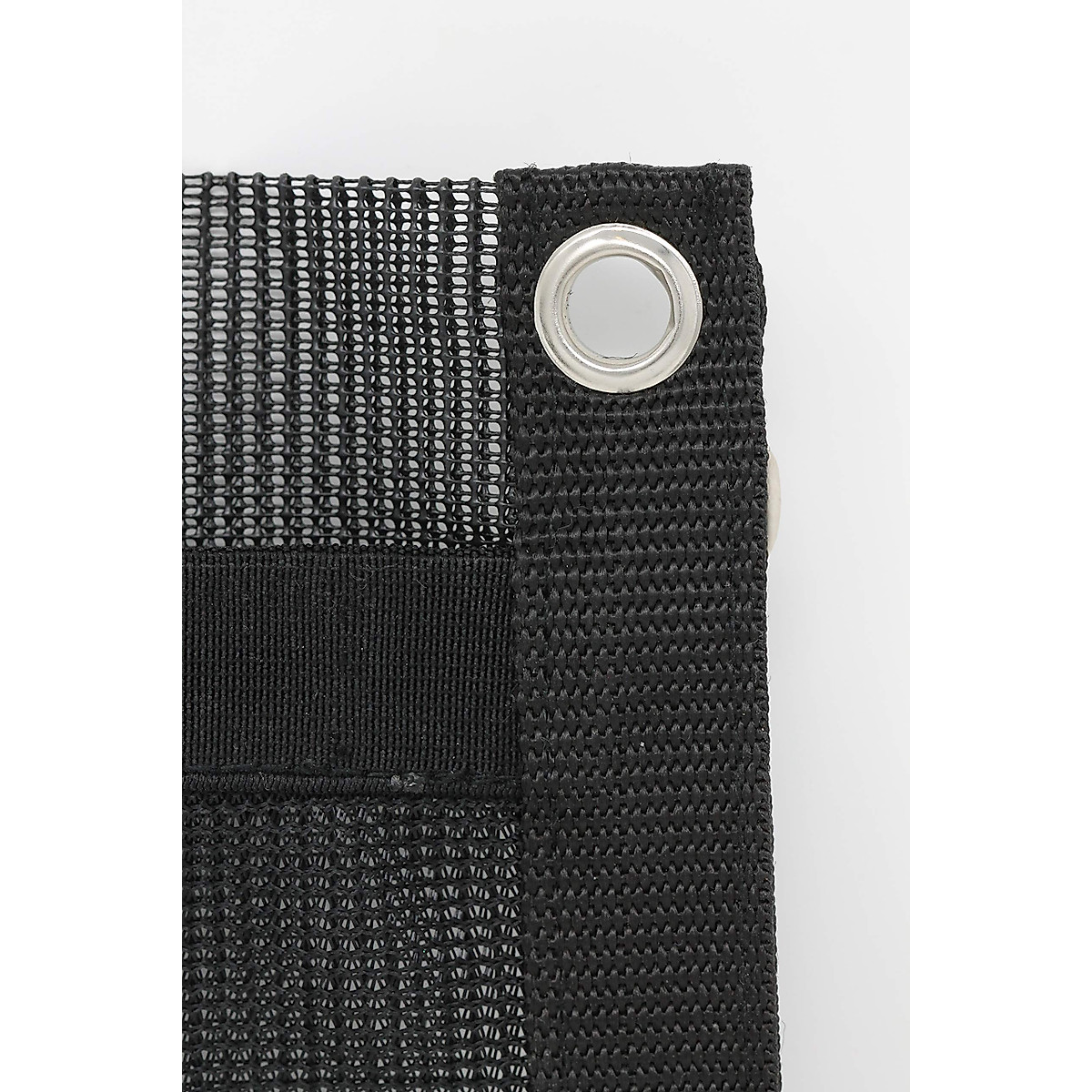 Jezero Multi-Use Durable Accessory/Auxiliary Mesh Pouch for Use in Kayaking, Boating, Vehicle and Much More, 12-Inches x 7-Inches, Black