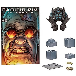 Pacific Rim McFarlane Toys Leatherback (Kaiju) 4" Scale Figure Playset with Comic