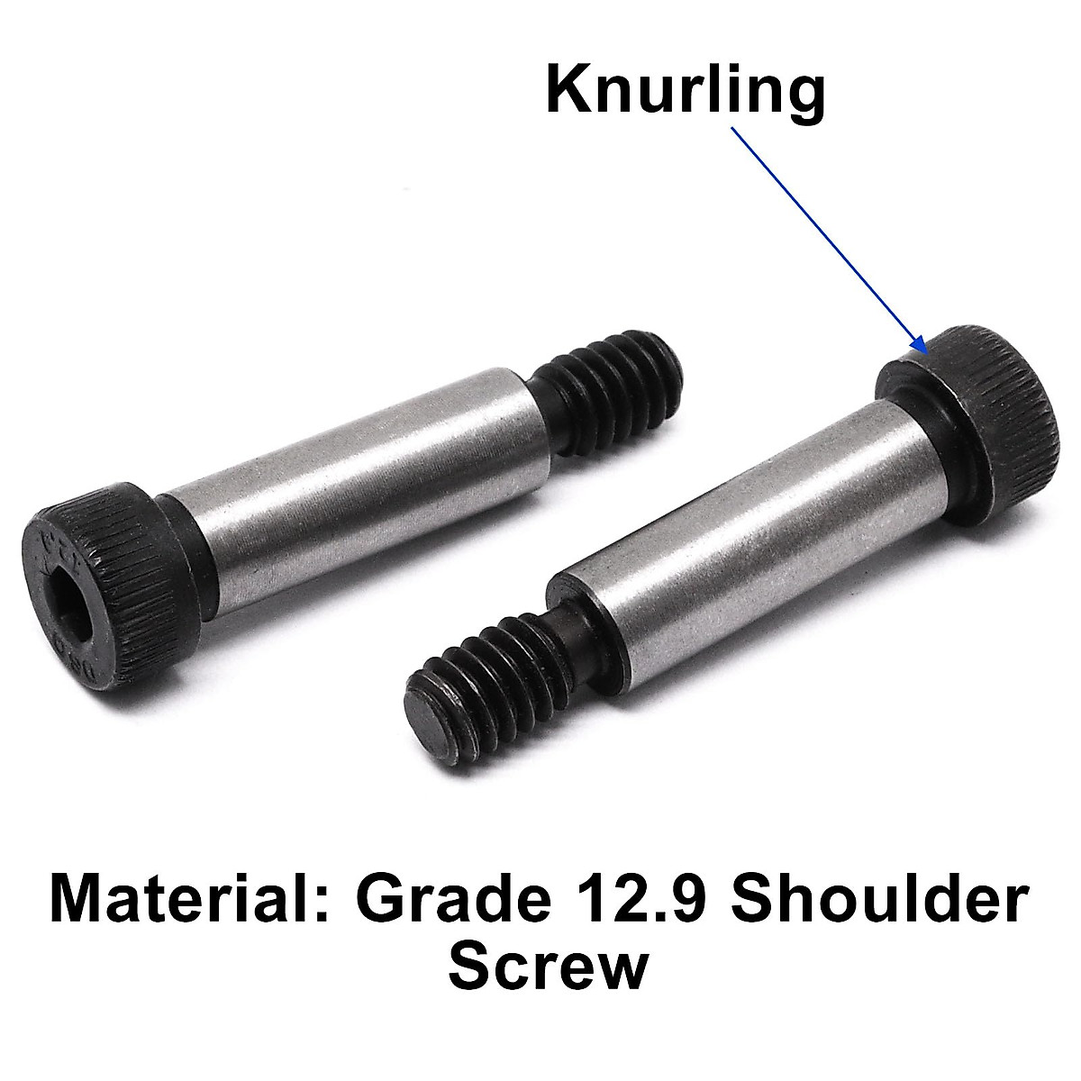 S SYDIEN 6Pcs Alloy Steel Shoulder Bolt 1/4" Shoulder Dia 1" Shoulder Length 10-24 UNC Thread