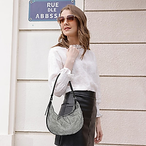 Scarleton Purses for Women, Crossbody Bags for Women, Lightweight with 2 Straps Shoulder Bag for Casual & Party, H208801 Black