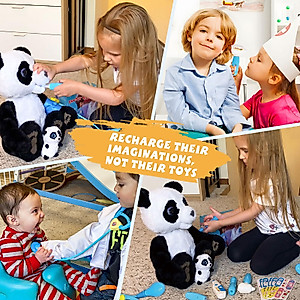 Liberry Doctor Kit for Toddlers 3-5 Years Old, 18-Piece Kids Doctor Bag Pretend Play Toys, Durable Medical Kit with Toy Stethoscope, Blue Doctor Gift for Boys Girls