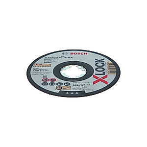 Bosch Professional Straight Cutting Disc Standard (for INOX, X-Lock, Diameter 115 mm, Bore Diameter: 22.23 mm, Thickness: 1 mm)