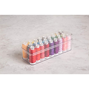 Connecting Threads 100% Cotton Essential Thread Set - 26 Spools 220 Yards Each with Carrier