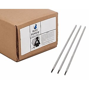 Blue Demon 6011 X 1/8" X 14" X 50LB Carton Carbon Steel Electrode for AC Welding