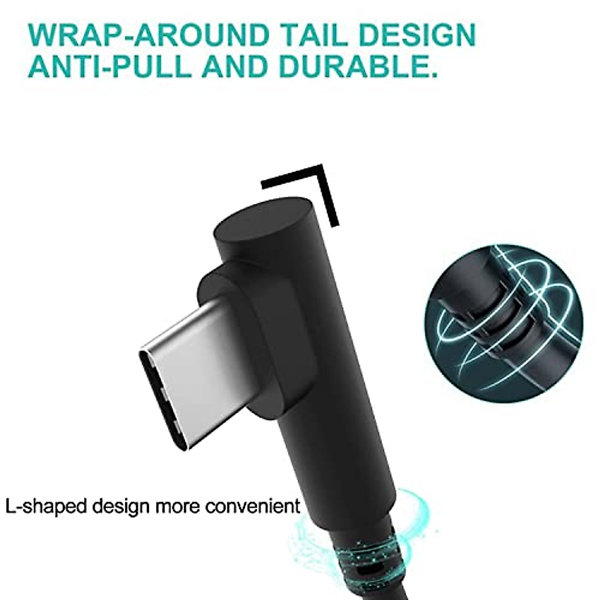 Adhiper PTH660 Charging Cable Replacement Data Sync USB Cable Power Supply Cord Wire Compatible Wacom Intuos Pro PTH-860 PTH860 PTH-660 (200cm/Black)